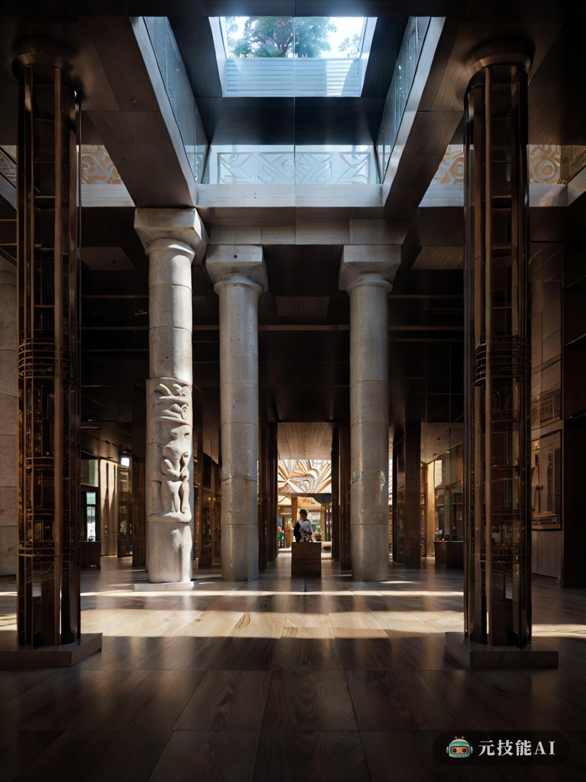 AI元技能 - 时间的融合:建筑之旅（本内容由AI生成，用以虚构图片）