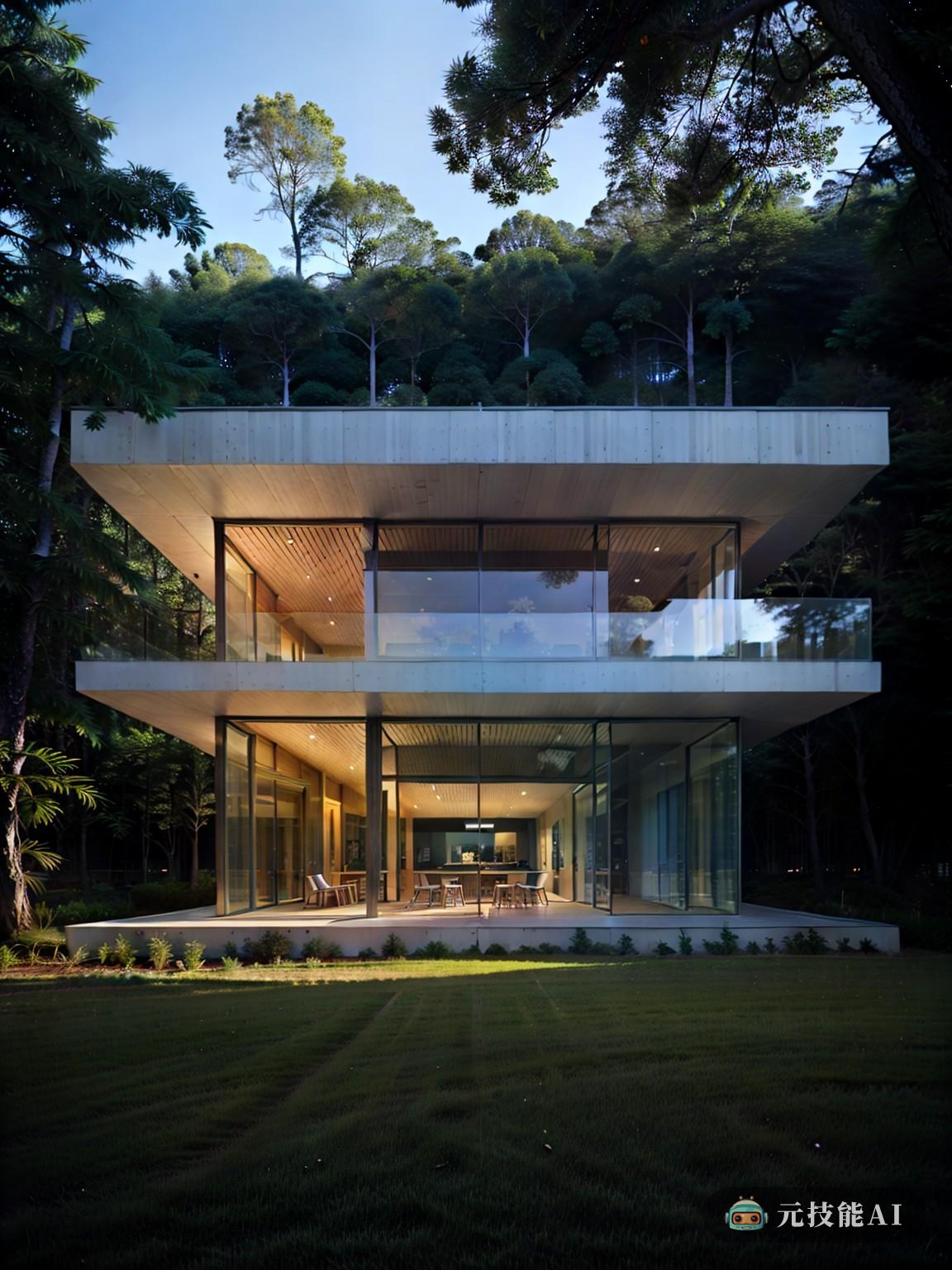 AI元技能 - 热带雨林音乐会:意大利理性主义与现代主义之旅（本内容由AI生成，用以虚构图片）