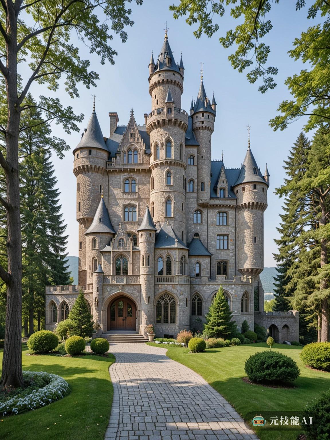 AI元技能 - Richard Meier的《Vision: A Castle in Time（本内容由AI生成，用以虚构图片）